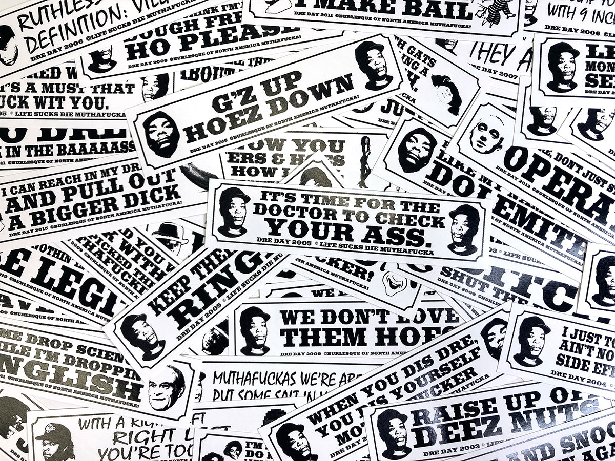 The Chronicles Of Dre Day sticker pack – Burlesque of North America
