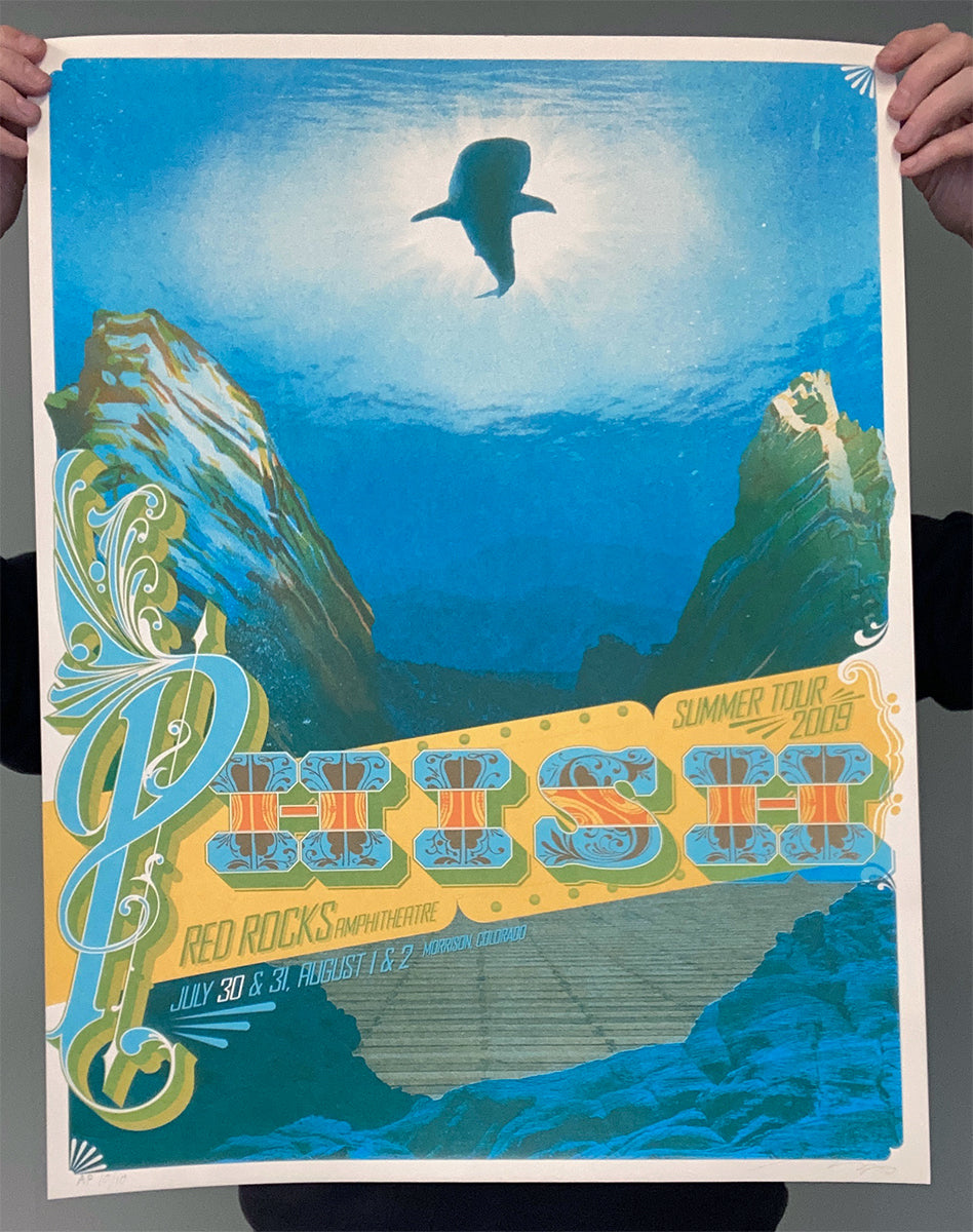 Wes Winship: Phish at Red Rocks 2009 complete set - Artist Proofs (RAE ...