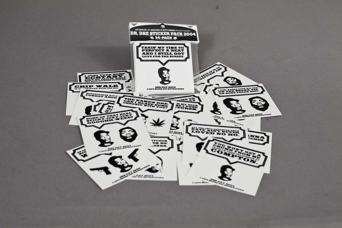 Dr. Dre Sticker Pack 2004 – Burlesque of North America
