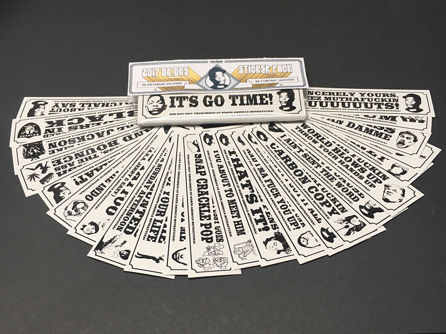 Dr. Dre Sticker Pack 2017 – Burlesque of North America