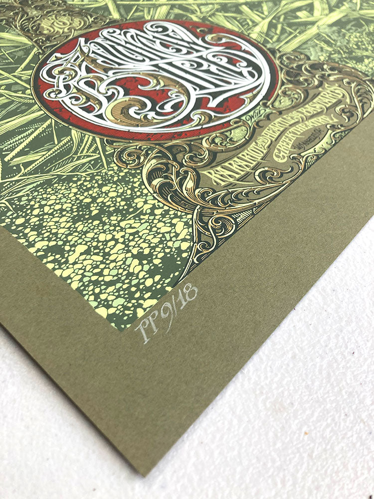 Aaron Horkey: Andrew Bird - Greek Theatre 2009 Printer's Proof (RAER ...