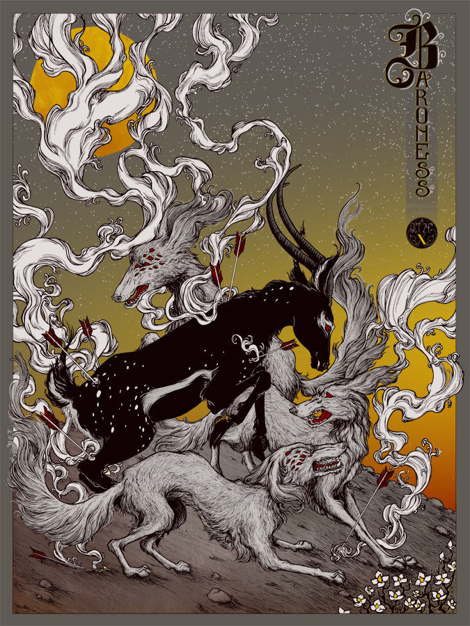 Baroness Tour Poster X – Burlesque of North America