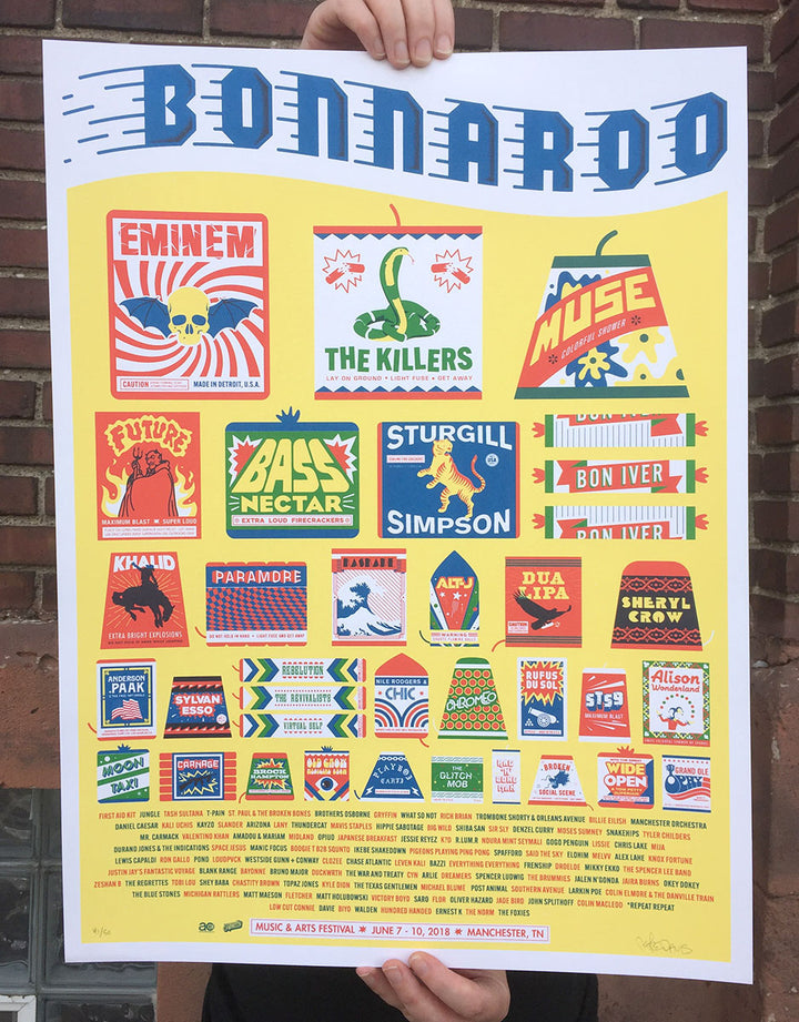 Bonnaroo 2018 print – Burlesque of North America