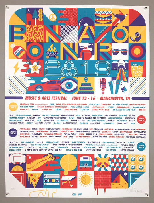 Bonnaroo 2018 print – Burlesque of North America