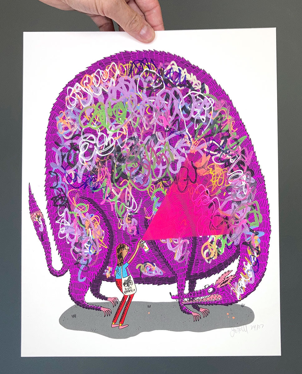 Jay Howell: Big Red Graffiti Dog – Burlesque of North America