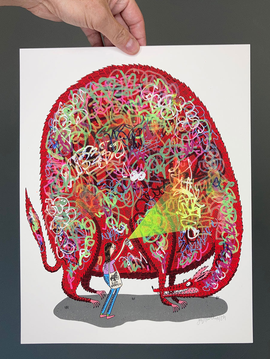 Jay Howell: Big Red Graffiti Dog – Burlesque of North America