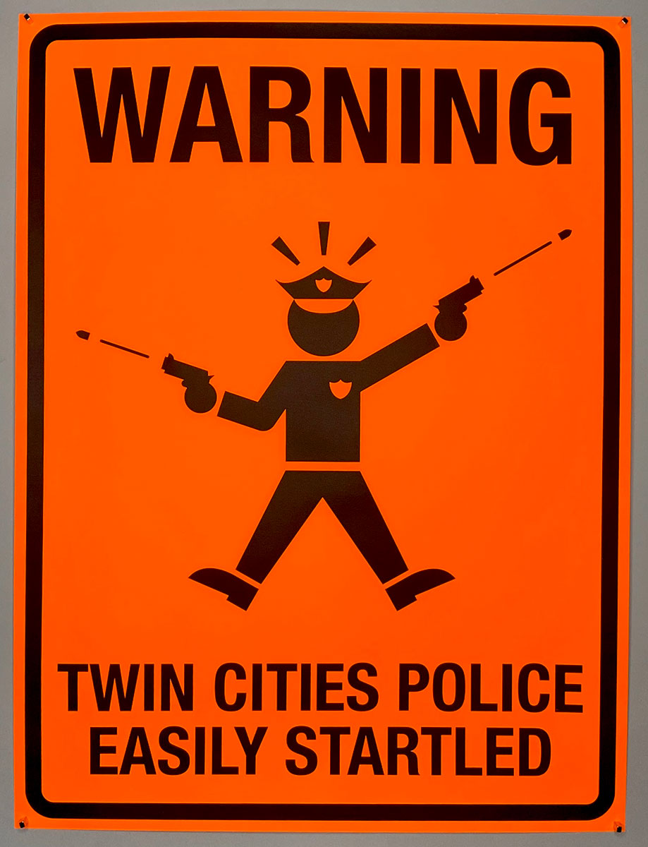 Warning: Police Easily Startled print – Burlesque of North America