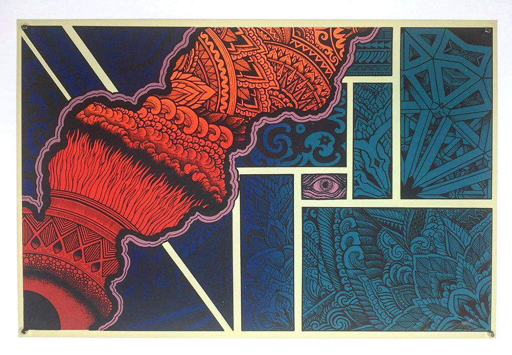 Thomas Hooper: Boxes Of Every Day print – Burlesque of North America